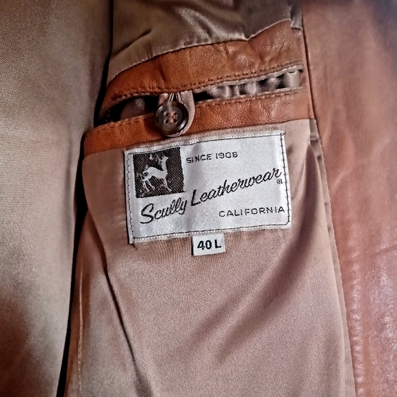 Scully | Jackets & Coats | Vintage Scully Leatherwear Western Stitch ...